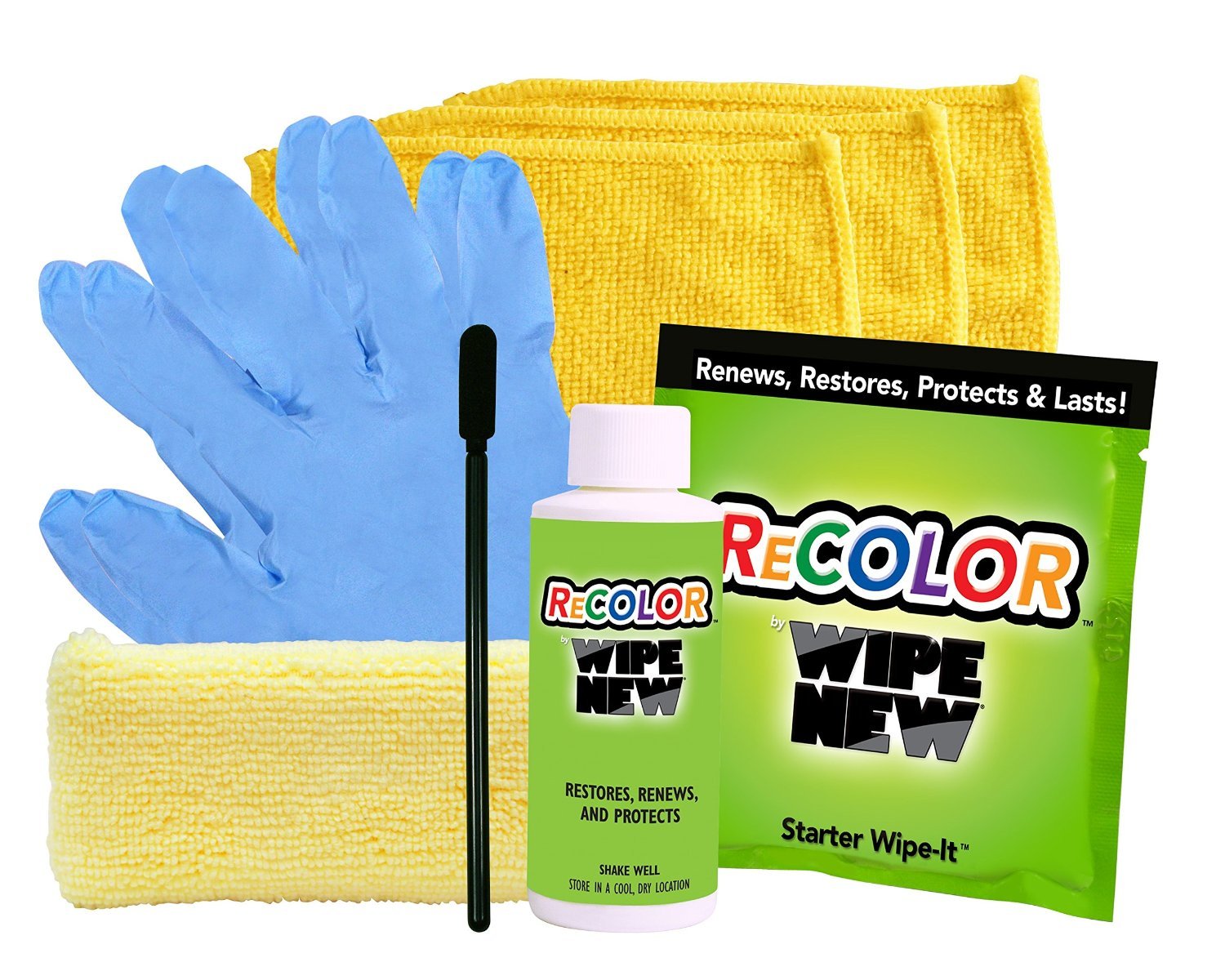Wipe New Rust-oleum R6PCRTLKIT Recolor Paint Restorer with Wipe-On Applicator Set of 2