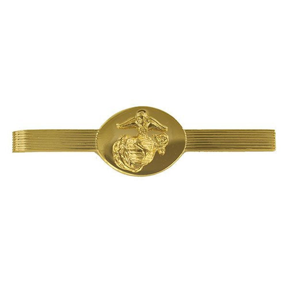 US Marine Corp Tie Bar Clip Anodized Gold Enlisted by Vanguard