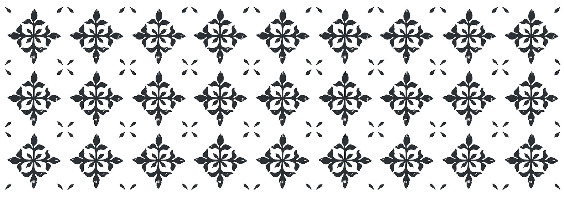 WallPops DWPK2789 Ironwork Tile Wall Decal, Black
