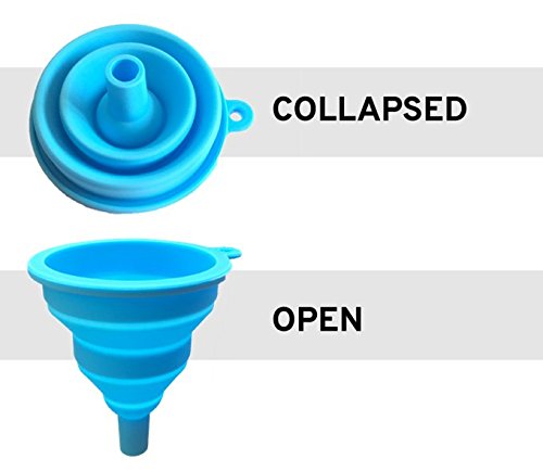 WhiSki Poles Original Best Gift for Skiers - SKI Pole FLASKS Holding 16 oz + Free Collapsible Funnel + Stickers
