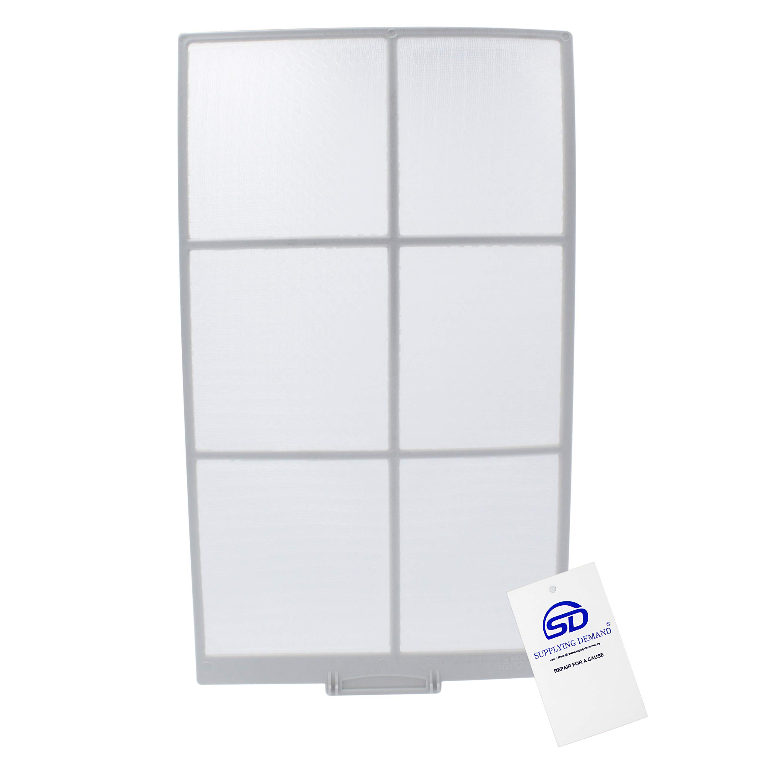 Supplying Demand WJ85X10173 1811882 Room Air Conditioner Filter Screen Replacement 12-7/8 x 7-3/8 Inches