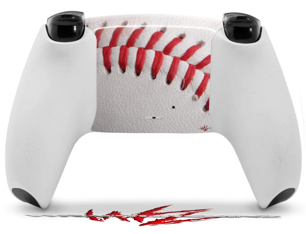 WraptorSkinz Skin Wrap Compatible with Sony PS5 DualSense Controller Baseball (Controller NOT Included)