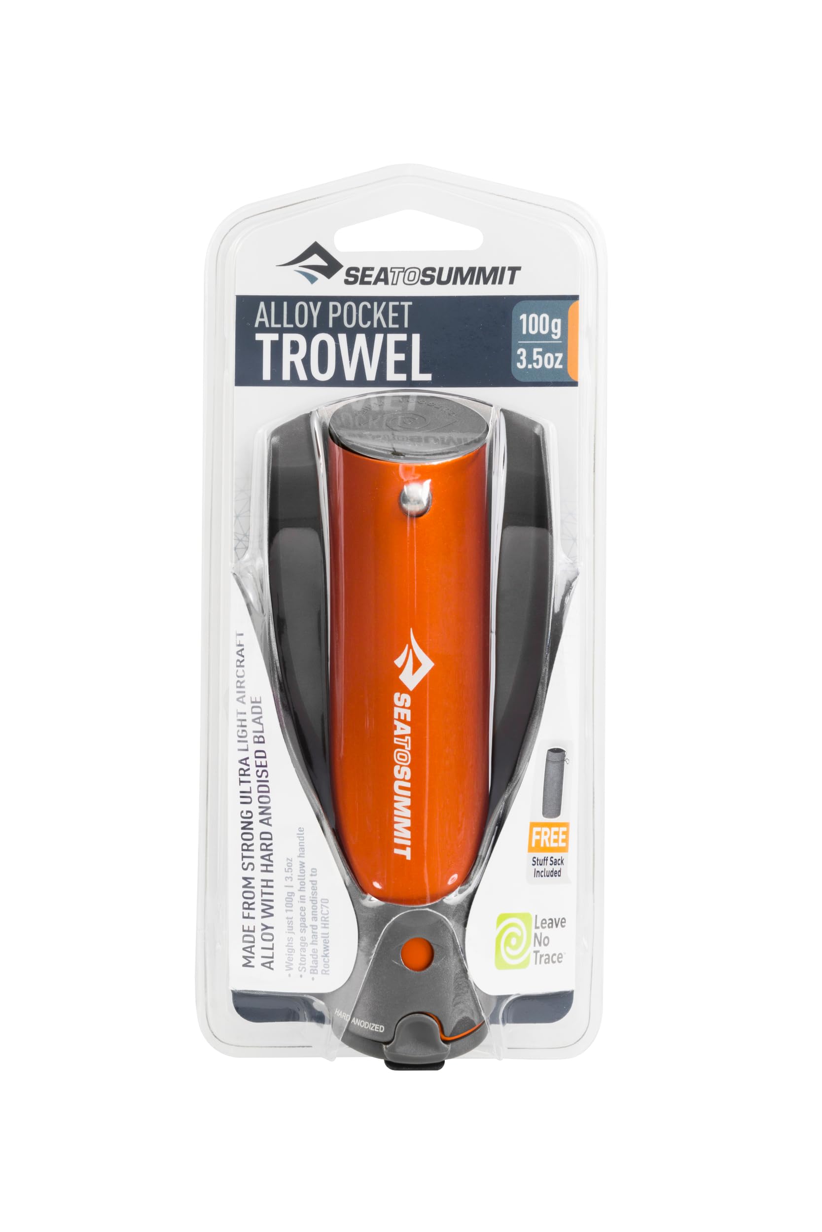 Sea to Summit Collapsible Pocket Trowel for Backpacking and Camping, Aluminum Alloy
