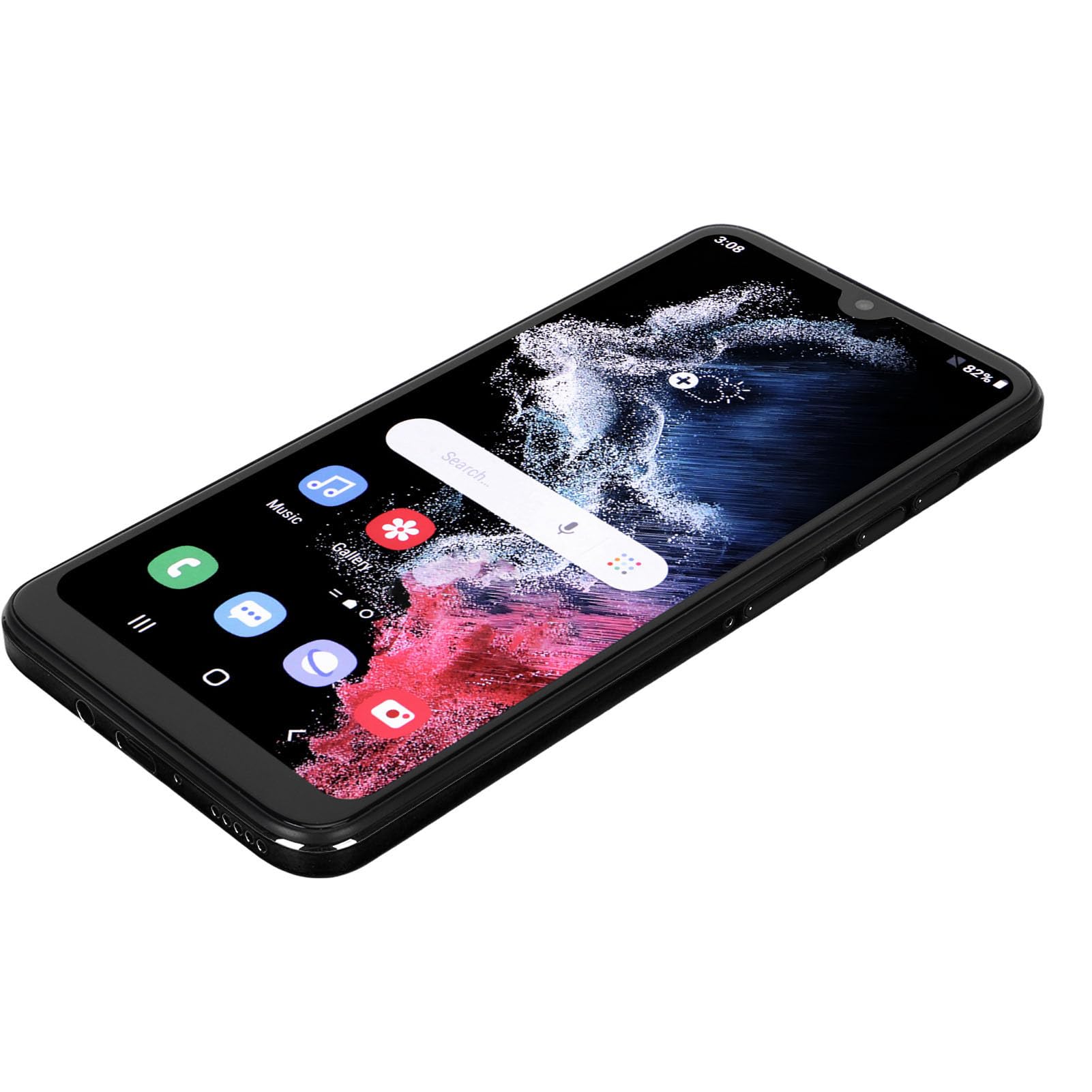 VINGVO 6.3 Inch Mobile Phone, 16MP 8MP Camera S23 Ultra 6.3 Inch Smartphone GPS Navigation Black for Daily Life (US Plug)