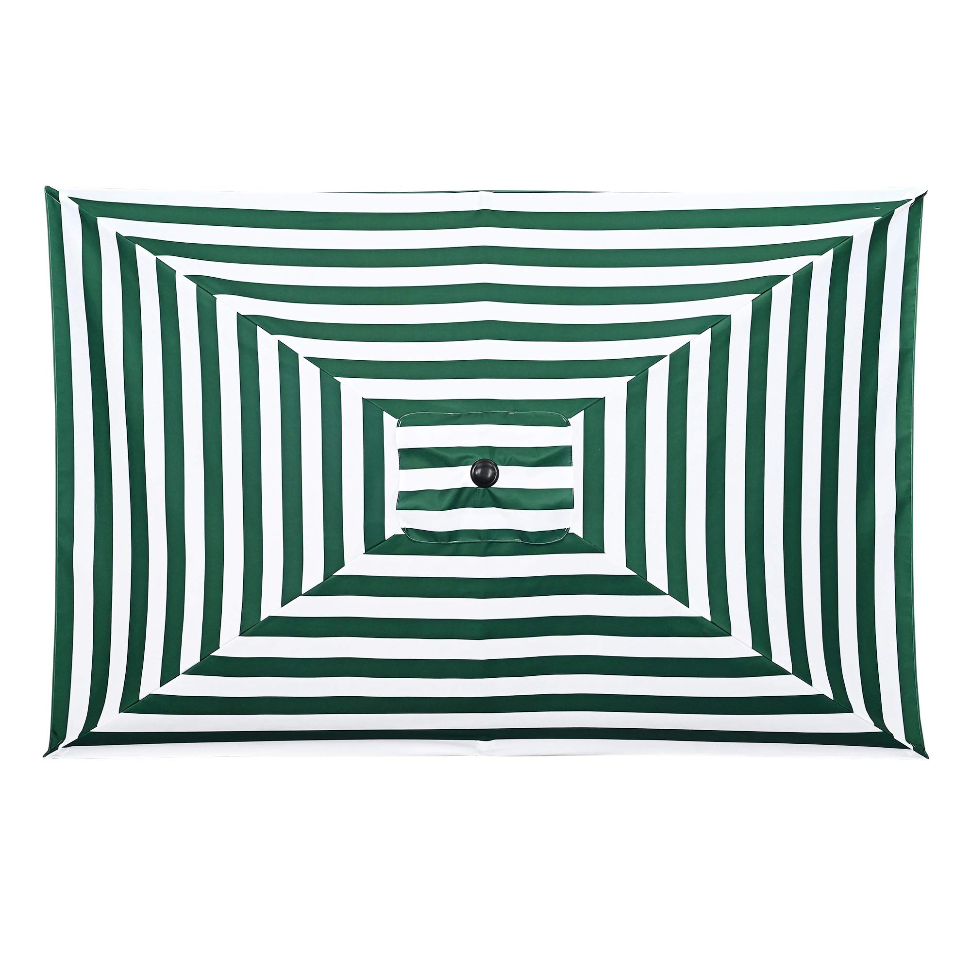 Yescom 10x6.5 Ft Patio Umbrella Replacement Canopy Market Table Top Sunshade Cover Home