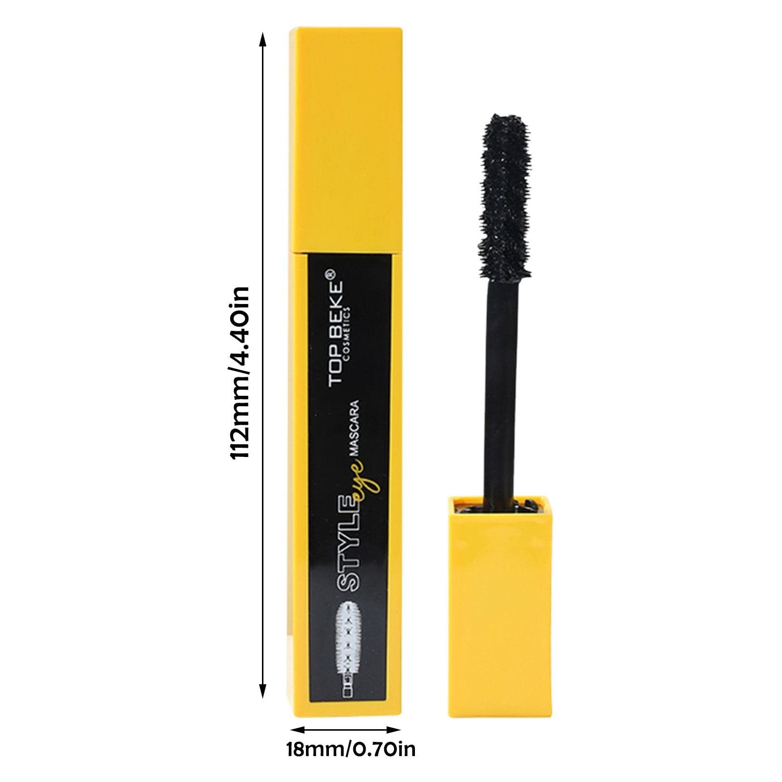 Silk Fiber Mascara Lengthening And Thickening Long Lasting Waterproof All Day Delicate And Full Long Thick Lashes Breezy Eyelash Curler