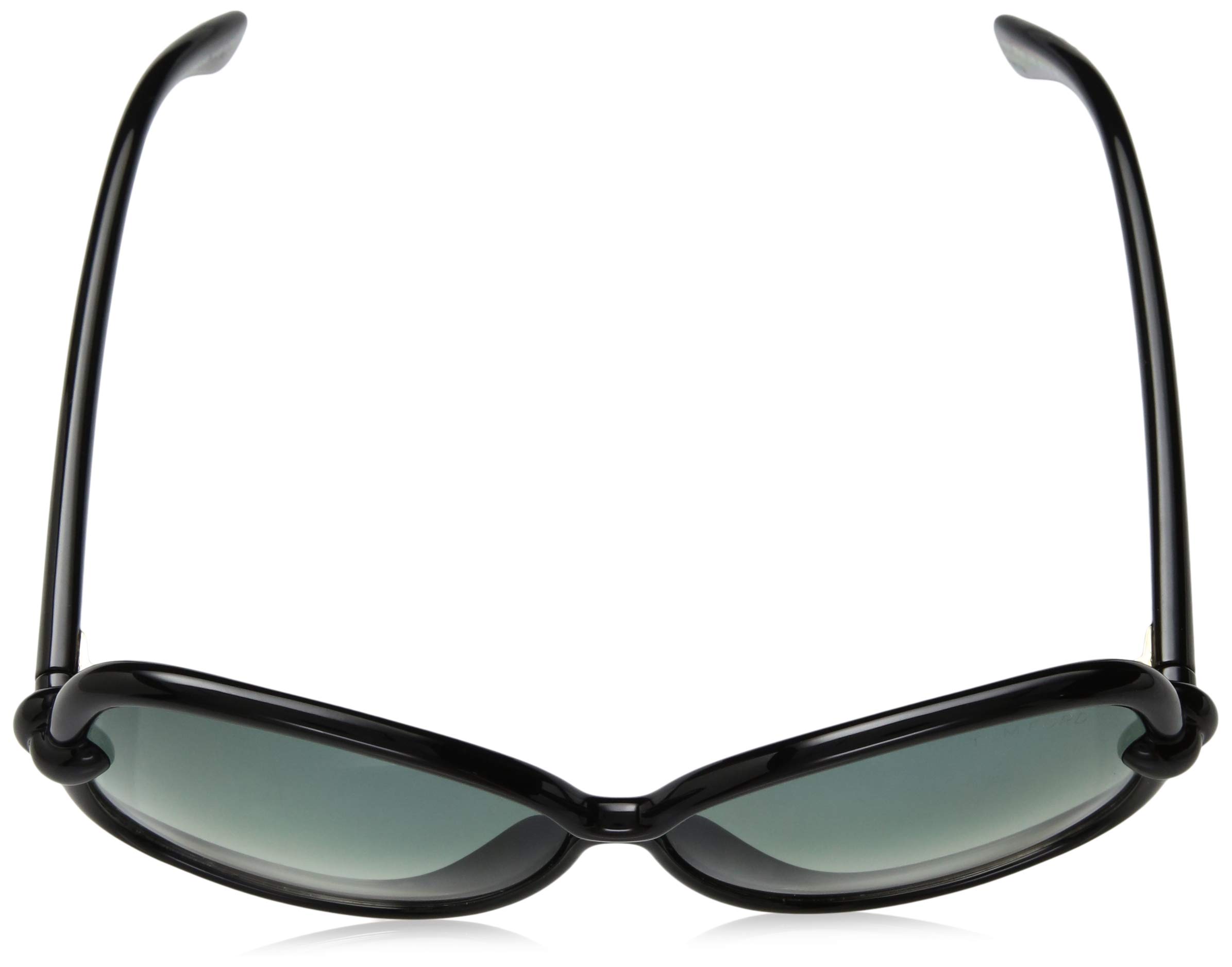 TOM FORD SUNGLASSES TF163 TF 163 01B BLACK INGRID
