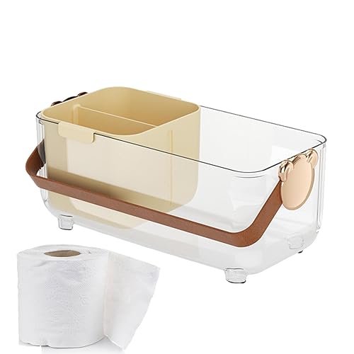 Tissue Box Cover, Portable Tissue Organizers, Large arc Tissue Holders, Rectangular Tissue Dispenser, Adjustable Multi Functional Tissue Box Holder, Modern Tissue Box Cover for Bedroom Restaurant