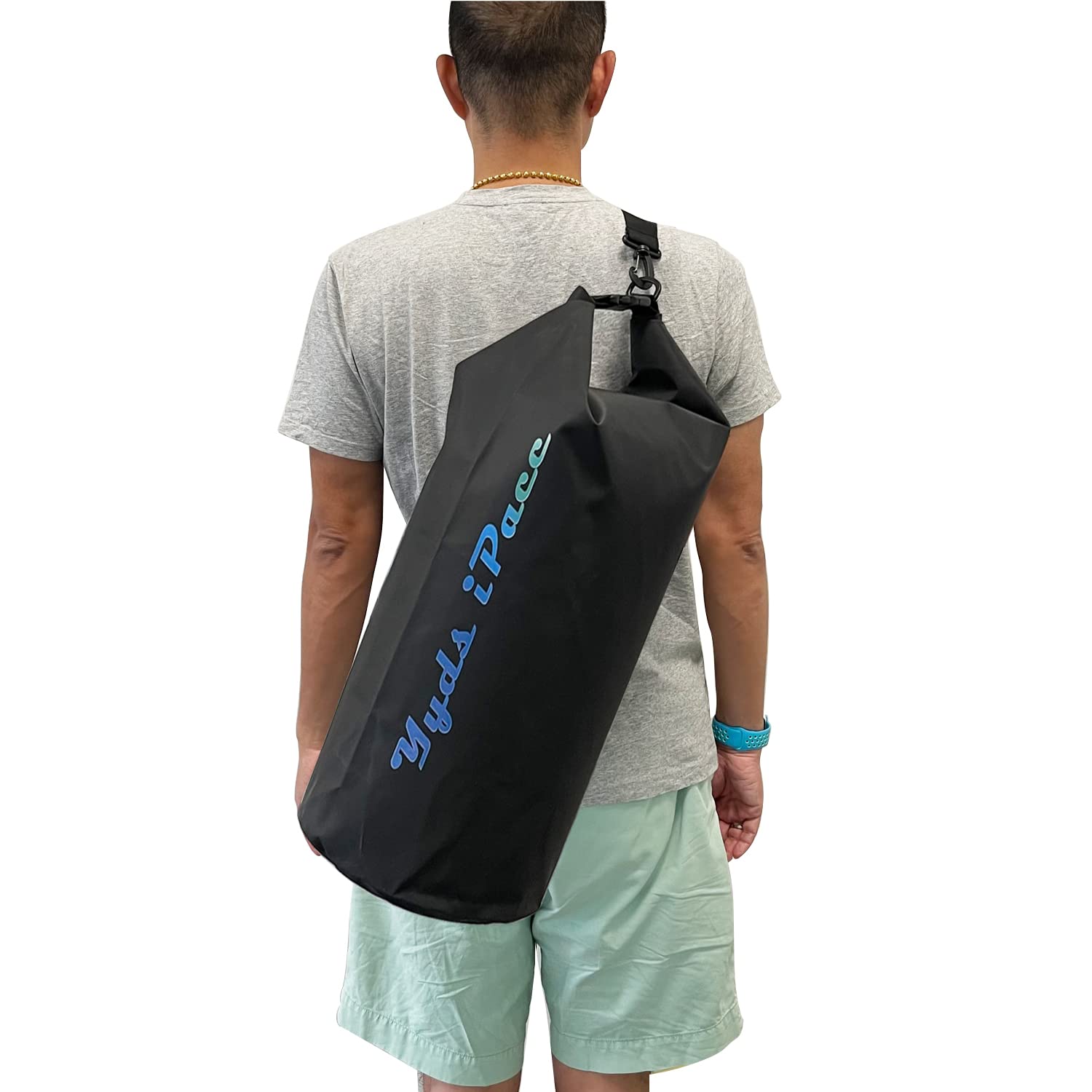Yyds iPace Waterproof Dry Bag with Adjustable Shoulder Strap, Roll Top Dry Sack for Boating, Kayaking, Swimming, Hiking, Camping, Rafting, Fishing[Black]