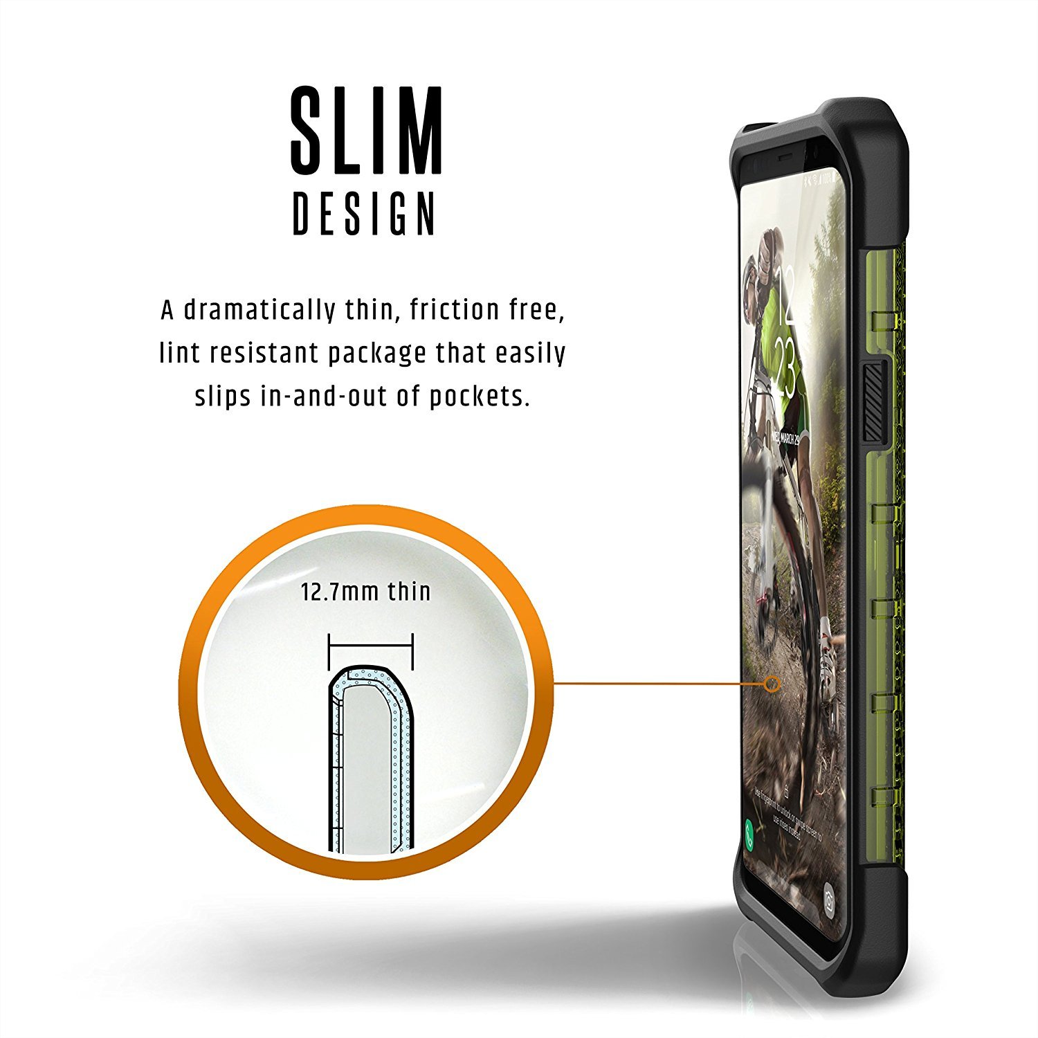 URBAN ARMOR GEAR Galaxy S9 Case Plasma Citron [Official Dealer in Japan] UAG-GLXS9-CT