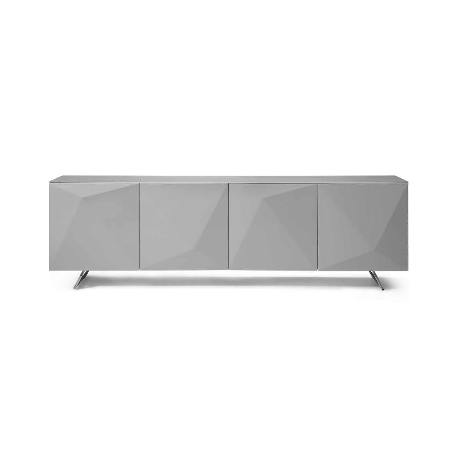 Whiteline Modern Living Samantha Buffet, Red