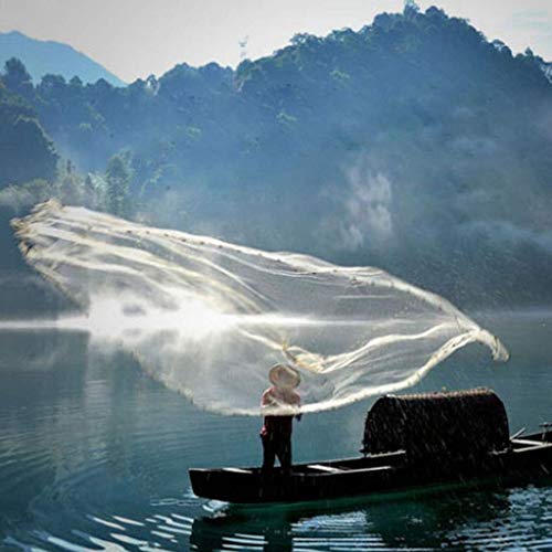 Zjnhl Fishing Equipment/Netting Five Color Automatic Fishing (Size : Height 2.4m) (Size : Height 2.1m)