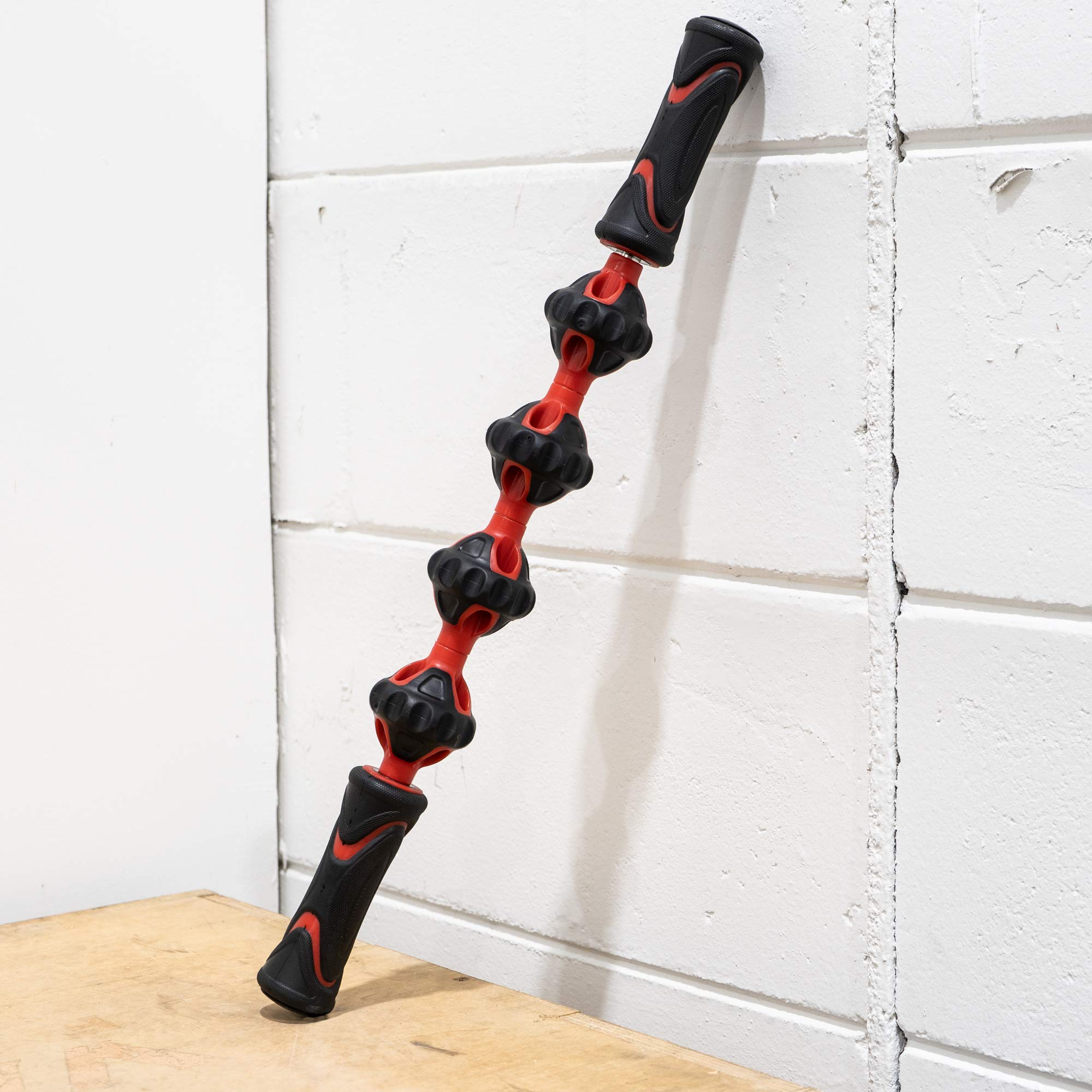 Valor Fitness Massage Stick Roller - Therapeutic Hand Roller Workout Roller for Muscle Tightness, Soreness, Myofascial Release, Trigger Points, and Muscle Cramps