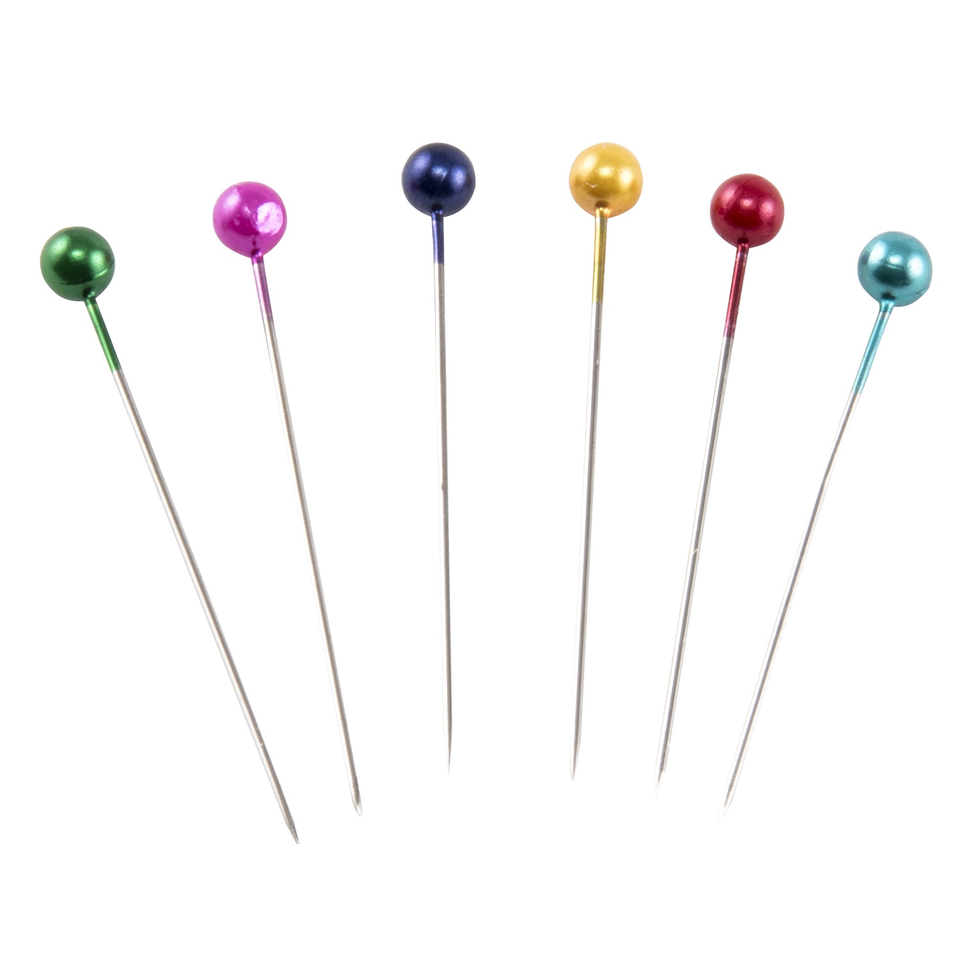 SINGER 00363 Pearlized Head Straight Pins, Size 24, 300-Count,