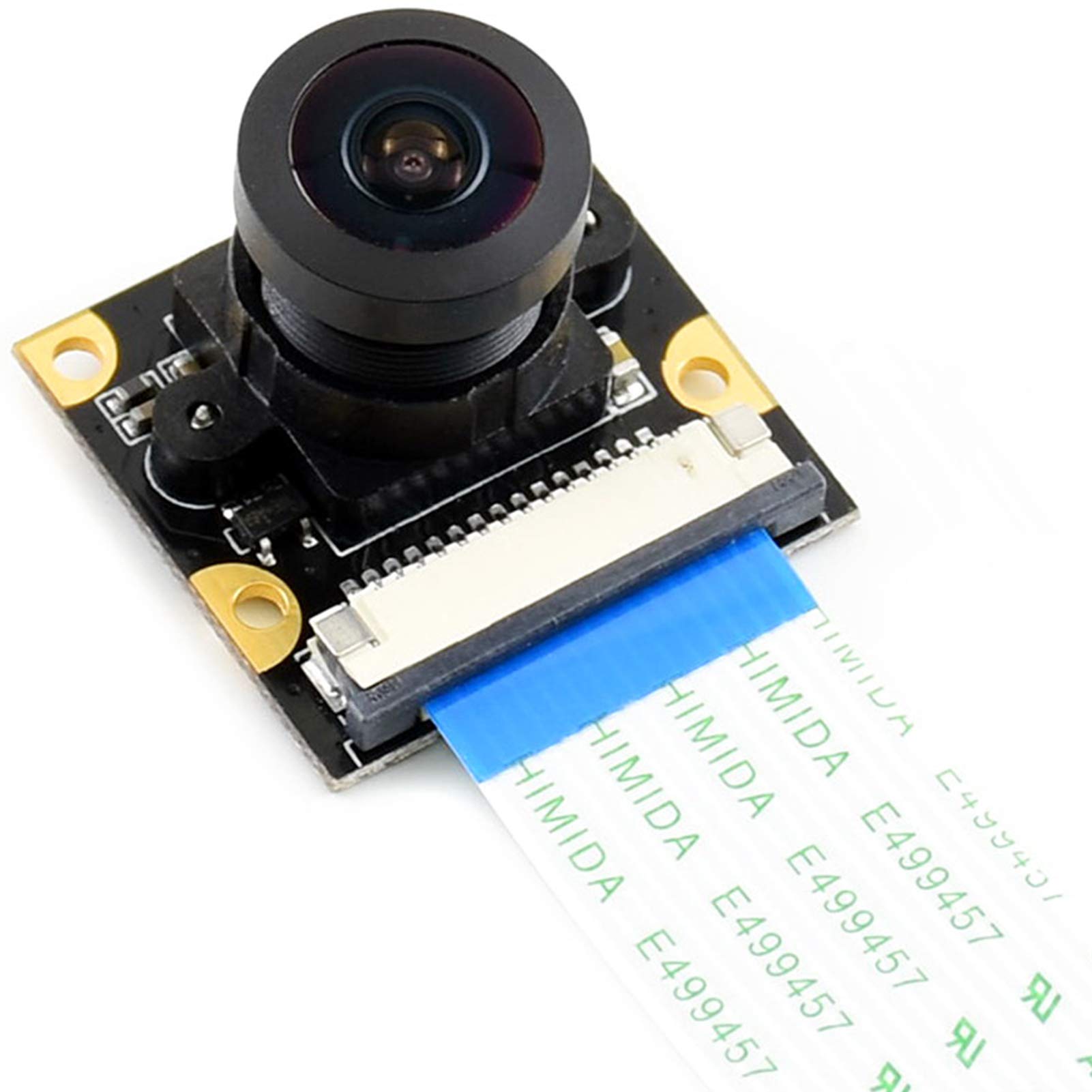 waveshare 8MP IMX219-160 Camera Compatible with Jetson Nano and Raspberry Pi Compute Module 3/3+,8 Megapixels Camera Module IMX219 Sensor 3280×2464 Resolution 160 Degree FOV