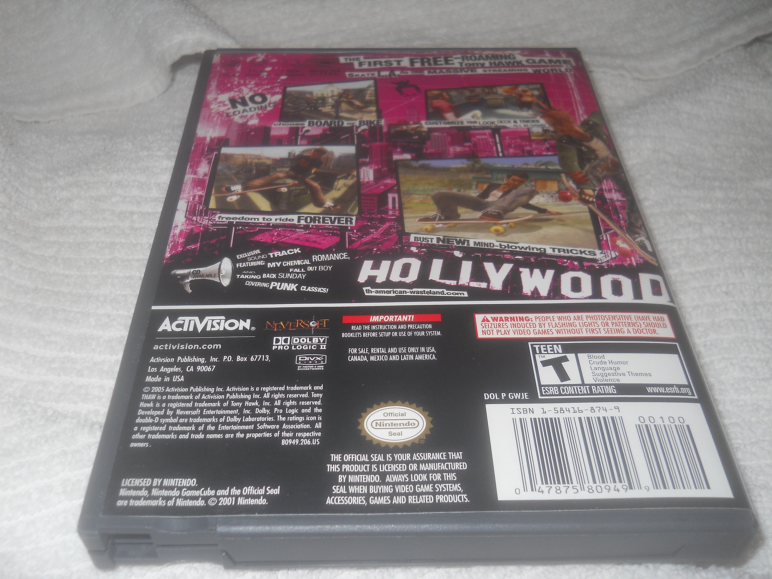 Tony Hawk American Wasteland - Gamecube
