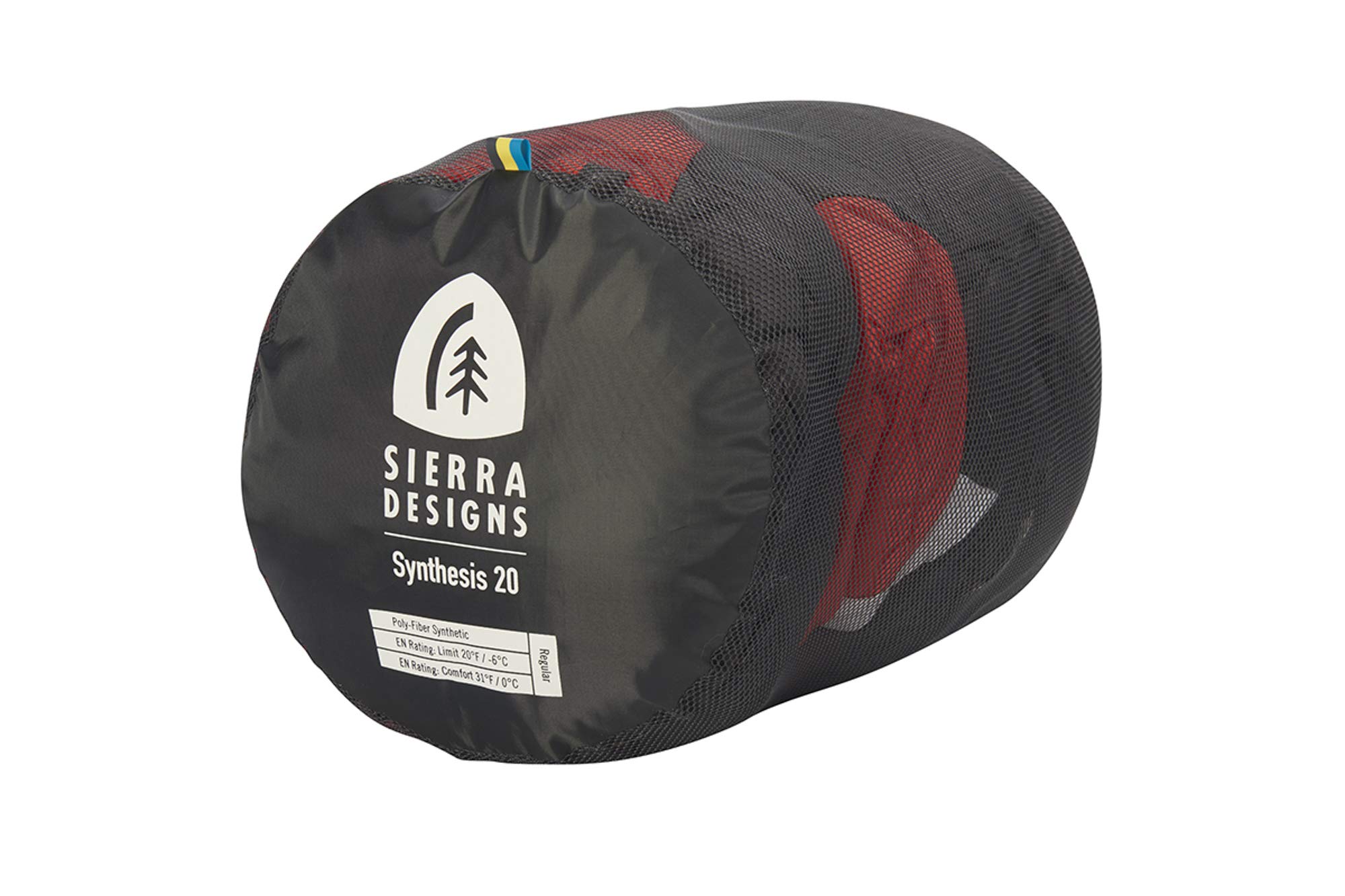 Sierra Designs Synthesis 20 Degree Sleeping Bag, Women's Mummy Style Camping & Backpacking Sleeping Bag