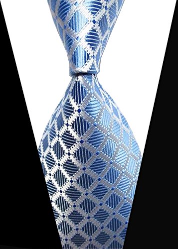 Wehug Lot 6 PCS Men's Ties Silk Tie Woven Necktie Jacquard Neck Ties Classic Ties For Men style022
