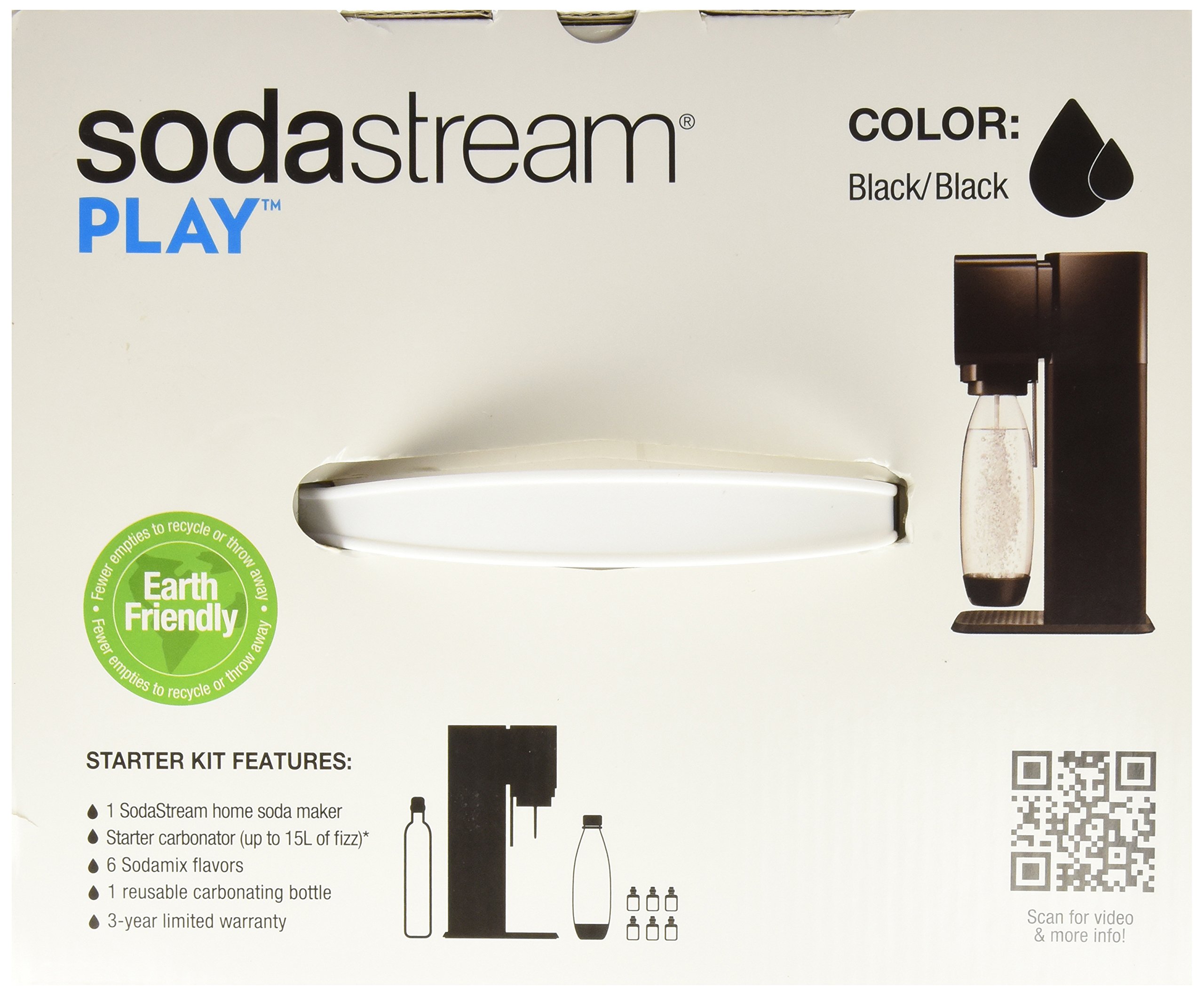 Sodastream PLAY Soda Maker Starter Kit (Black)