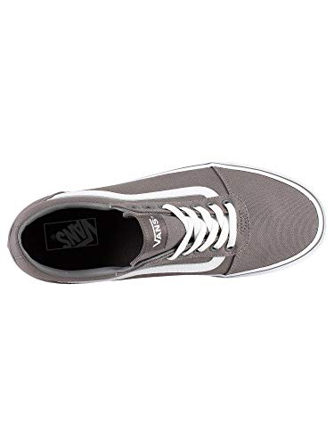 Vans Men's Trainers Low-Top Sneakers, Grey ((Canvas) Pewter/White 4wv), 11.5