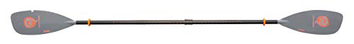 Wilderness Systems Origin Angler Kayak Fishing Paddle | Integrated Line Hook | Fiberglass/Nylon Blade | Carbon Blend Shaft (240-260cm), Black