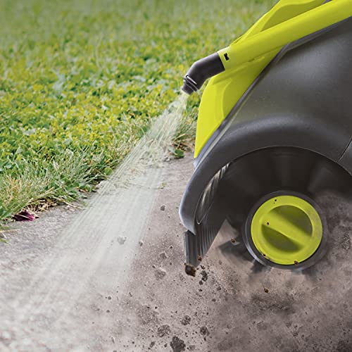 Sun Joe 24V-PSC 24-Volt IONMAX Cordless Surface & Patio Cleaner Kit, Nylon Bristle Brushes, Dual Spray Nozzle, W/ 4.0-Ah Battery + Charger