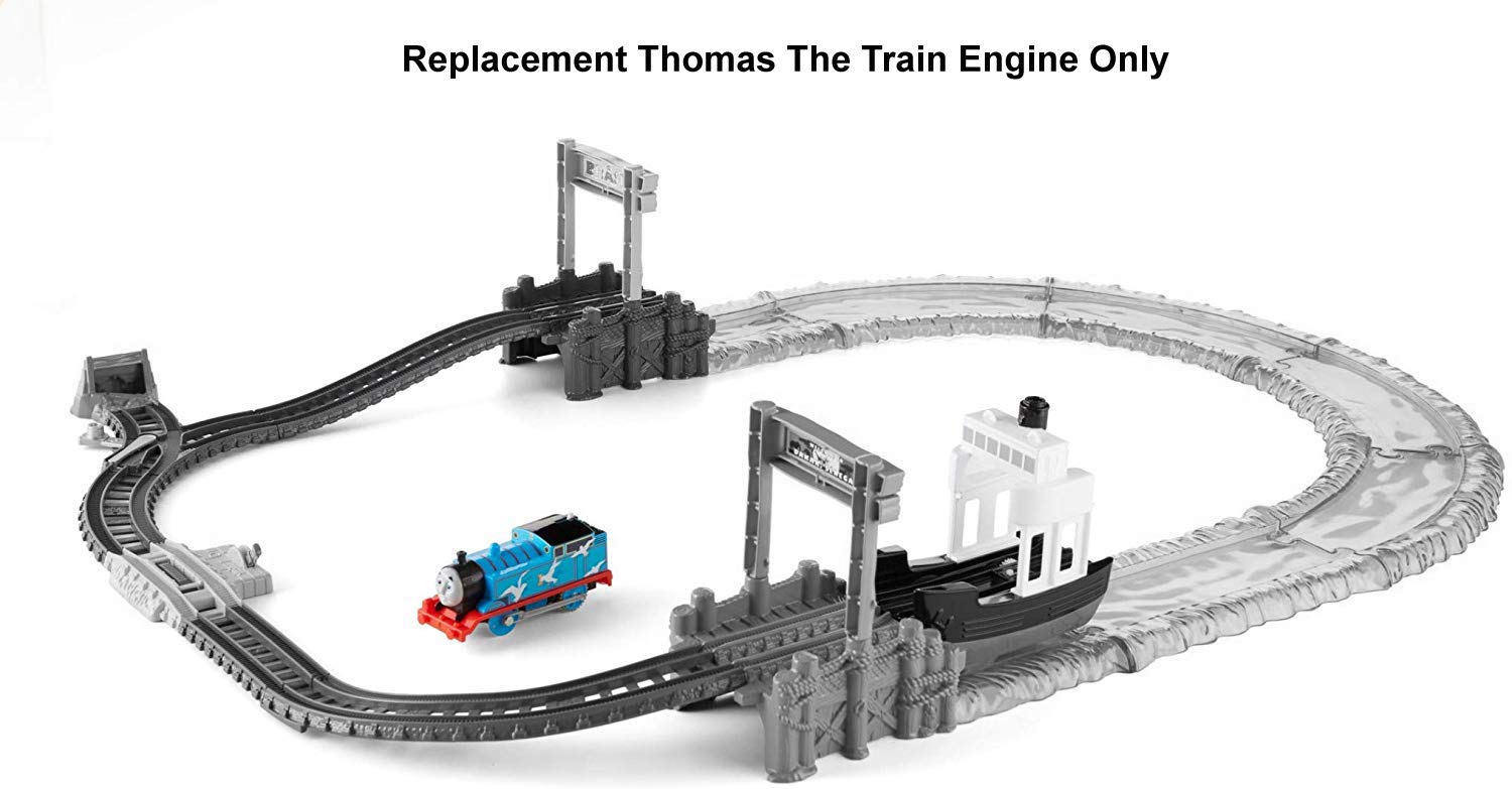 T & F Replacement Parts for Thomas The Train Playset - Thomas & Friends Trackmaster Boat and Sea Train Set. FJK49 ~ Replacement Thomas The Train Engine