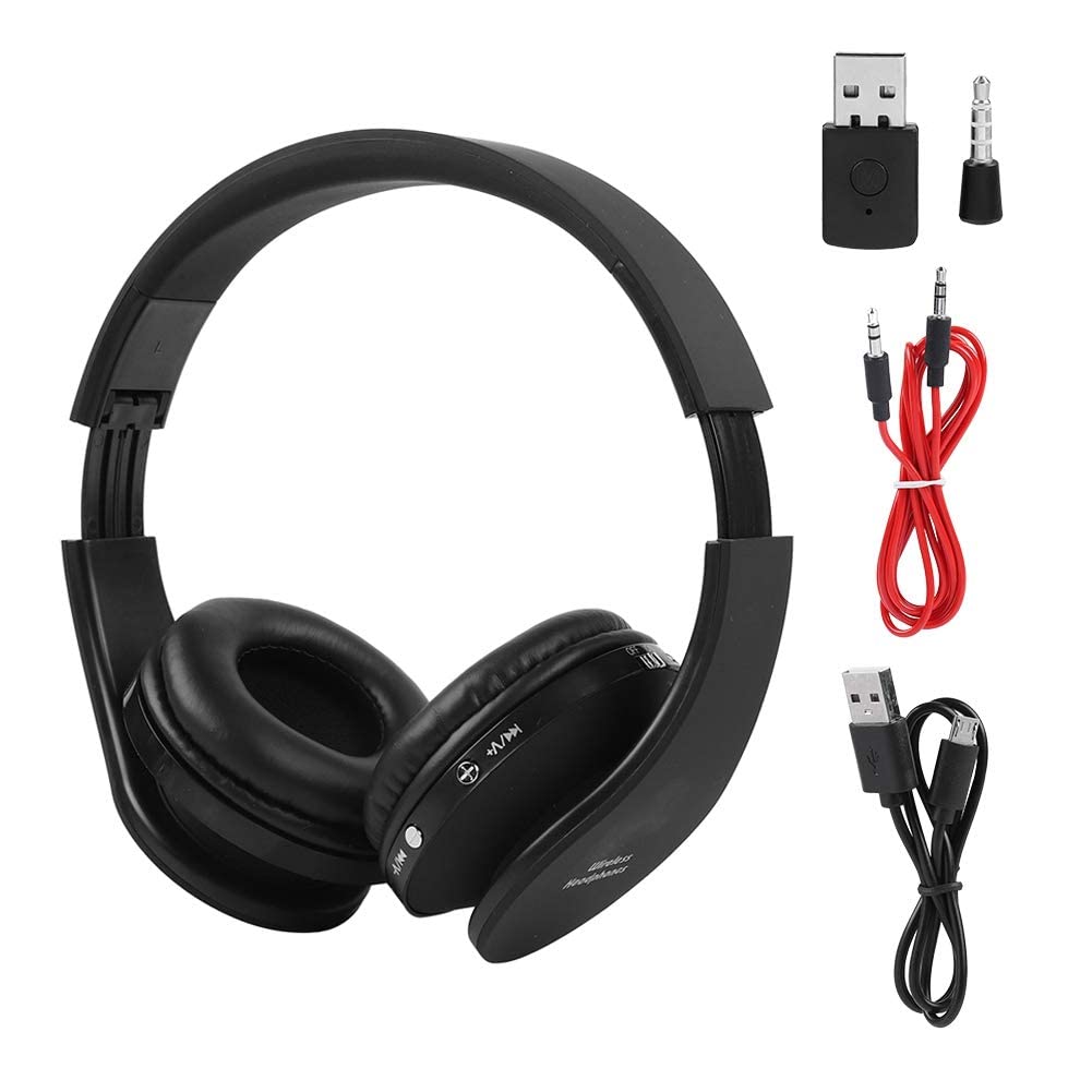 Wireless Gameing Headset, Stereo Bluetooth Gaming Headset Compatible with PS4, PC, Laptop, Cellphone Default