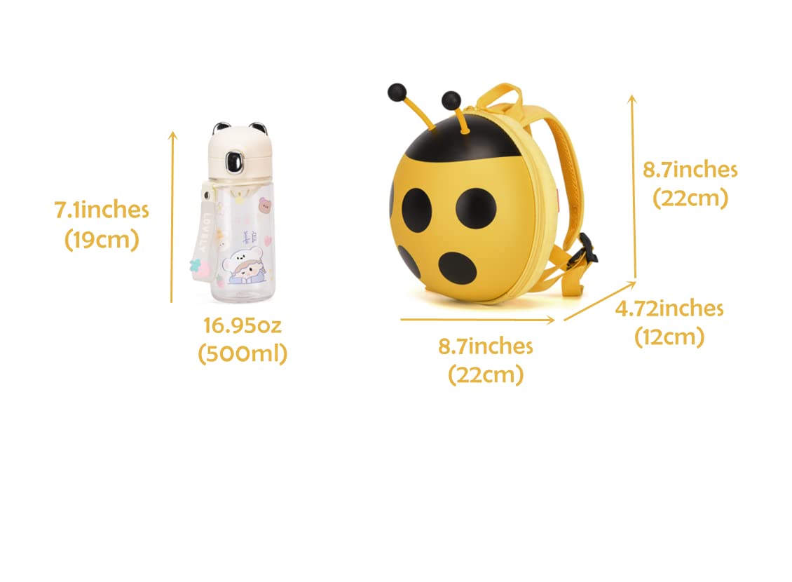 Toddler Backpack Leash for Baby,Safety Harness Ladybug Bag for Kids,Small(Red)