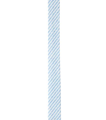 Wrights Extra Wide 1/2 Inch Double Fold Bias Tape for Quilting and Sewing, 27 Total Yards, White/Blue 9 Piece