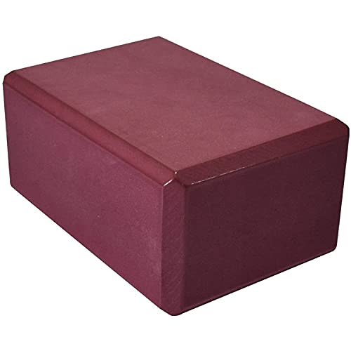 YogaAccessories 4'' Foam Yoga Block - Forest Green