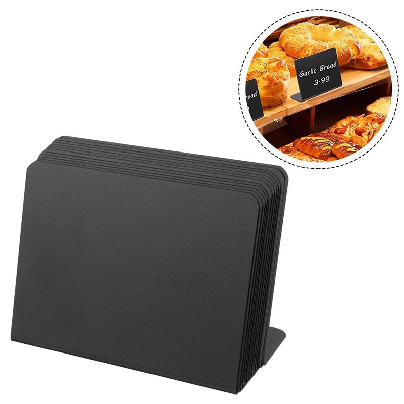 SUMECH Sign Chalkboard Mini Board Signs Food Buffet Party Chalkboards Labels Message Blackboard Chalk Table Display Price Tabletop