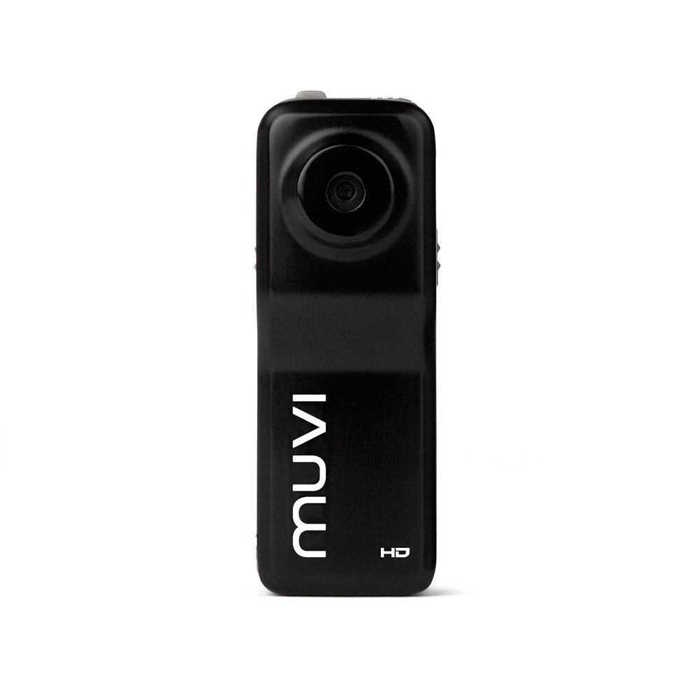 Veho Muvi HDZ Pro Micro Camcorder | HD | Handsfree | Body Worn | Action Camera | 1080@30fps | Date/time stamp | MiniDV | Black (VCC-003-HDZPRO)