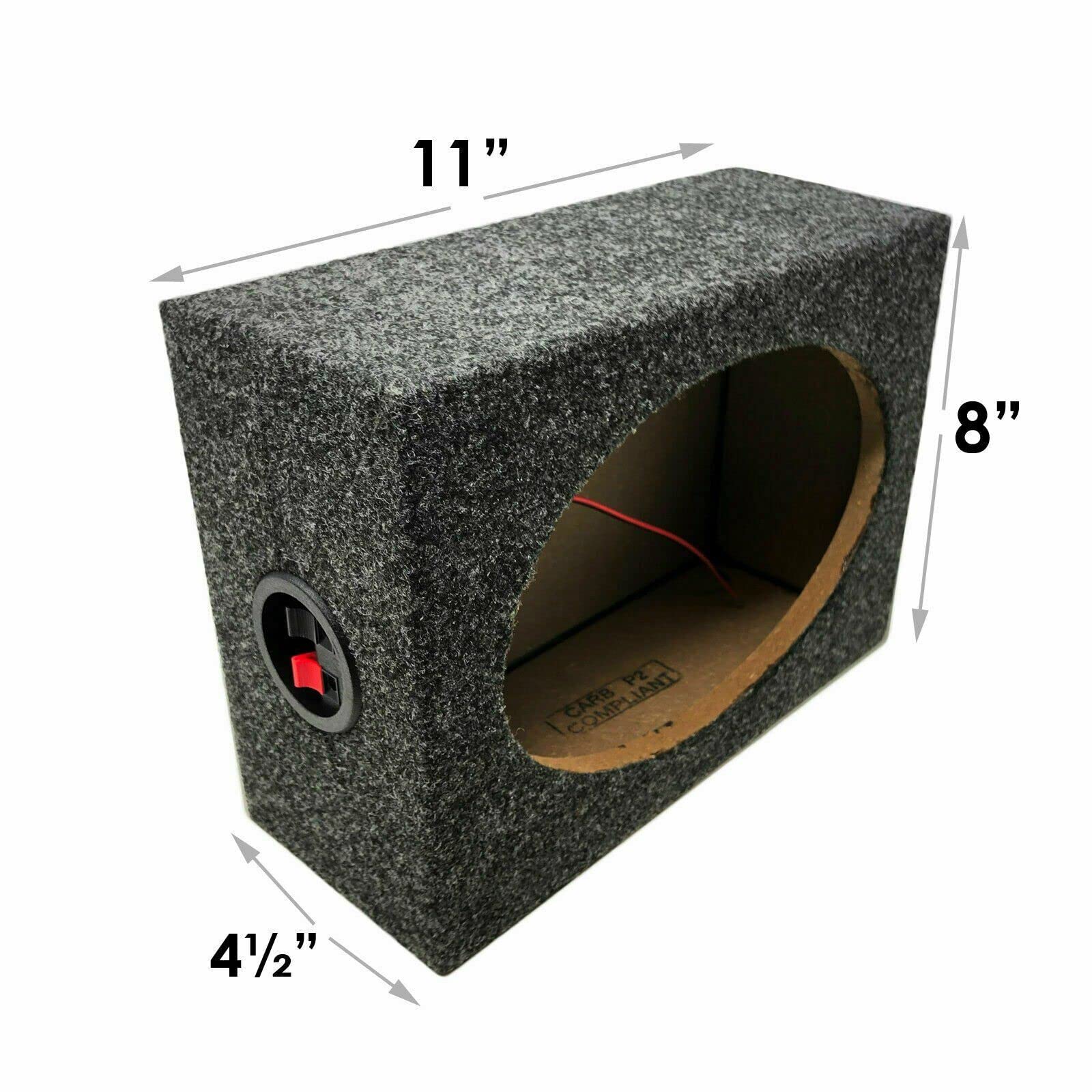 SoundXtreme 6x9 4-Way 520W Car Stereo Speaker w/ 2X Audiotek 6x9 Car Truck Van Speaker Box