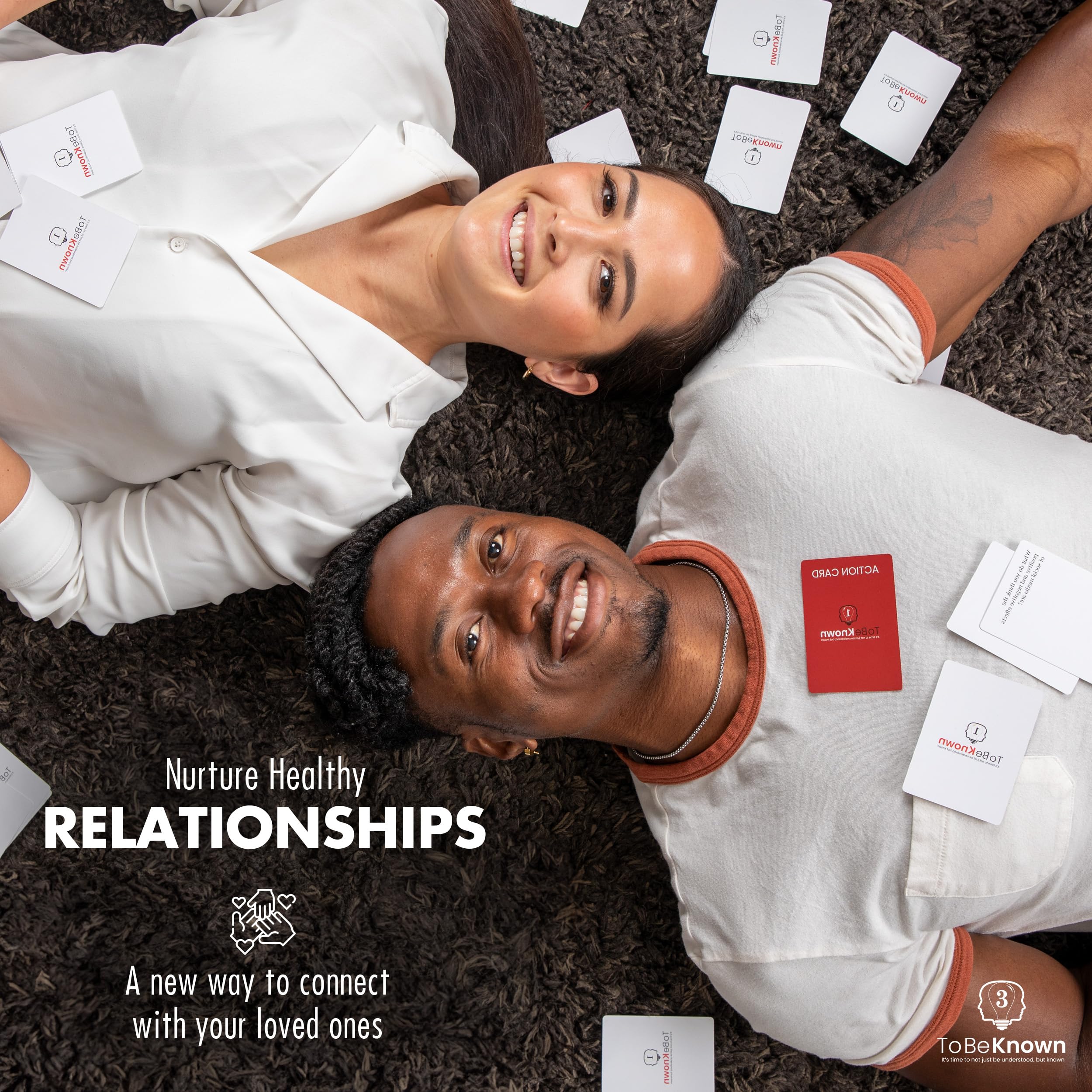 to Be Known Card Game - Valentine's Day Connect W/Your Lover 350 Questions Adult Card Game,Interactive Deck for Couples. Meaningful Conversations and Relationship Building