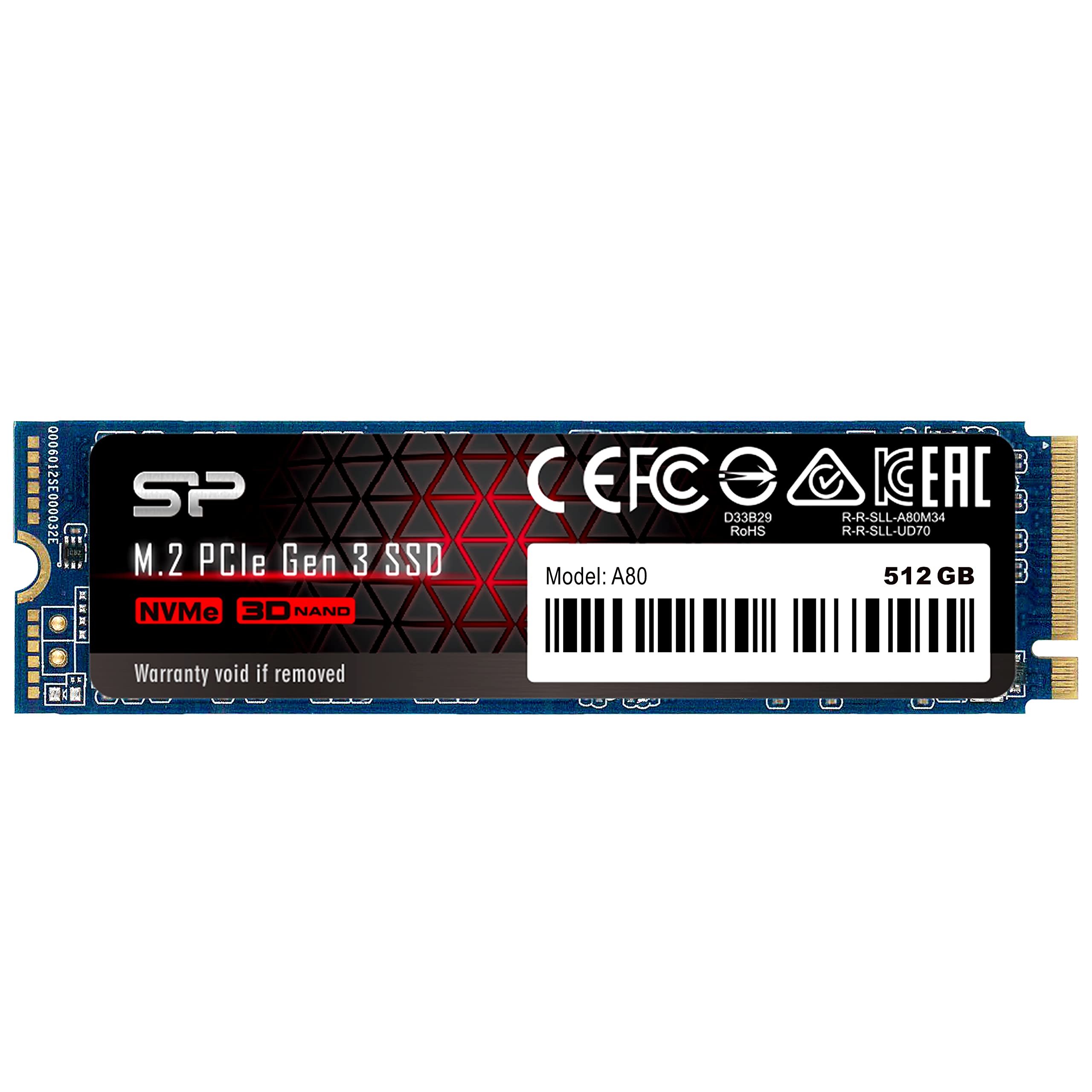 Silicon Power SP512GBP34A80M28 Ssd 512gsp Sp512gbp34a80m28 R