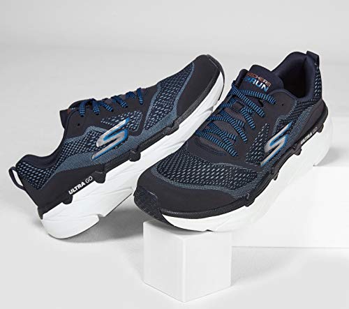 Skechers Men's Max Cushioning Premier Vantage-Performance Walking & Running Shoe Sneaker, Navy, 10 X-Wide