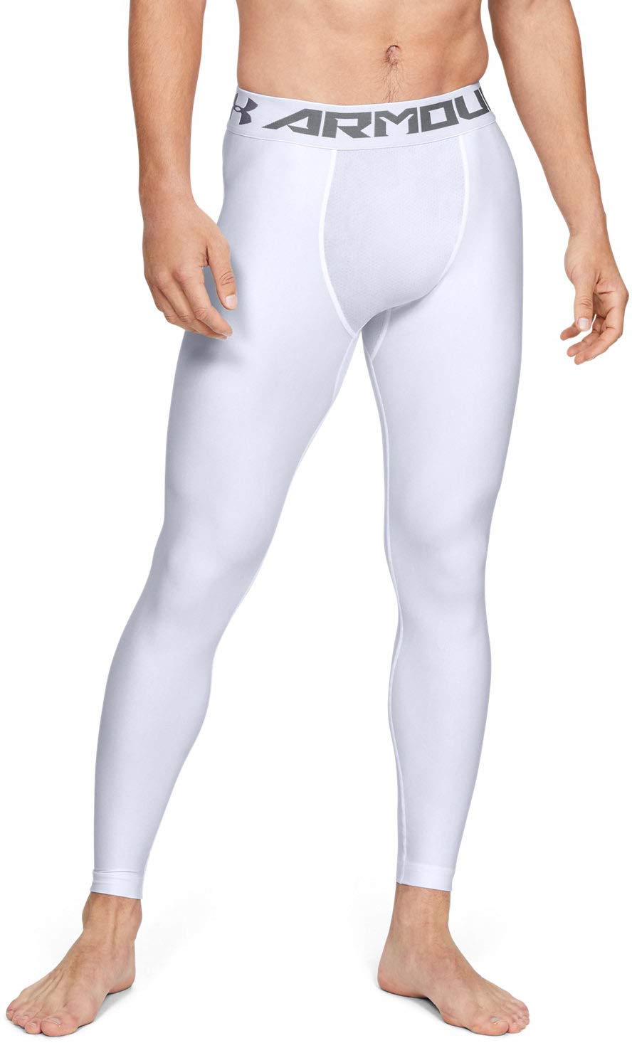Under Armour Men's HeatGear® Armour Compression Leggings XL White