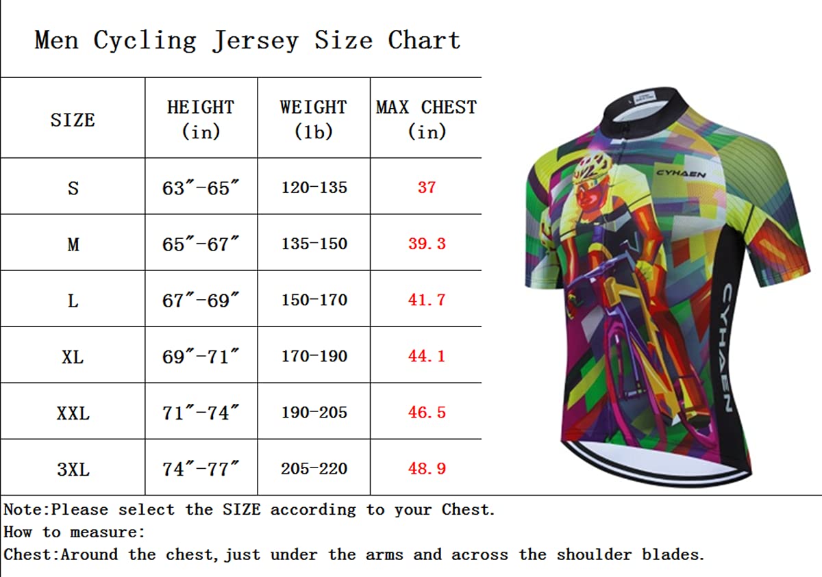 weimo Cycling Jersey Men's Short Sleeve Biking Shirts