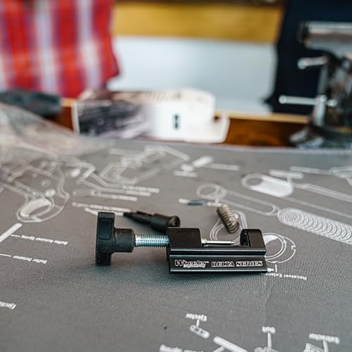 Wheeler Engineering Trigger Guard Install Tool for Installing and Changing Trigger Guards While Gunsmithing, black, silver