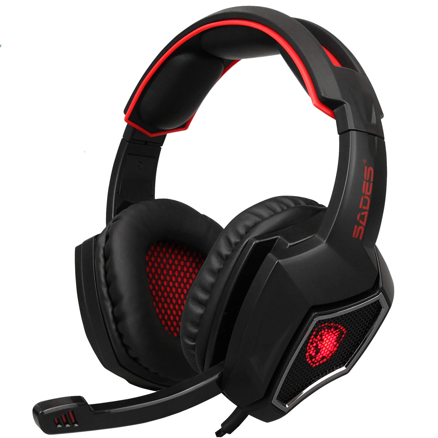 Yanni Sades SA921Plus Over Ear Stereo Gaming Headset Headband Headphones with Microphone for PC/ Mac/ PS4/ Phones/ Tablets Gamers(Camouflage Green)