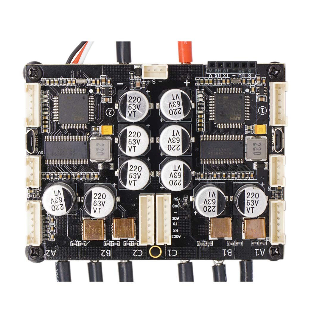 TOLINE Flipsky Dual FSESC4.20 Plus (Based on VESC) with Anodized Aluminum Heatsink, ESC Skateboards Hardware, E-Bike, Longboards Skateboarding Retrofit Accessories