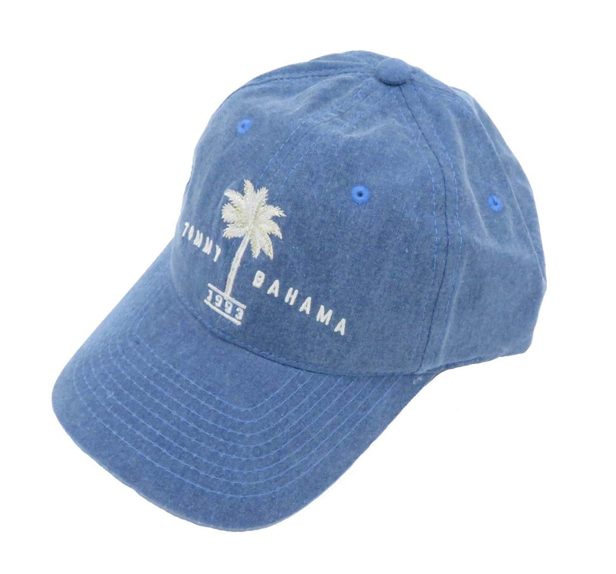 Tommy Bahama Men's Washed 100% Cotton Ocean Palm Ball Cap