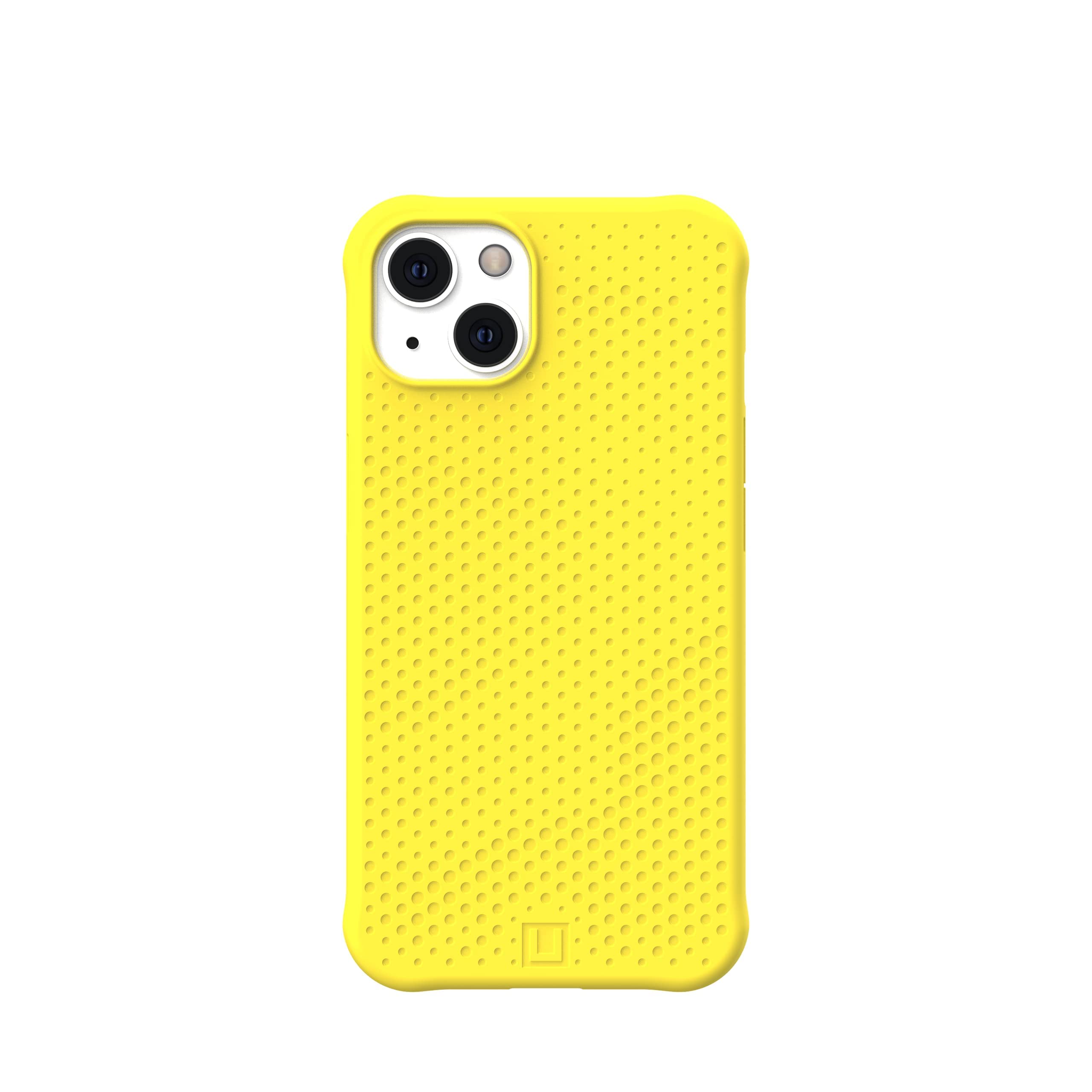 URBAN ARMOR GEAR [U by UAG Designed for iPhone 13 Case Black DOT Slim Fit Lightweight Stylish Pattern Impact Resistant Antimicrobial Protective Phone Cover, [6.1 inch Screen]