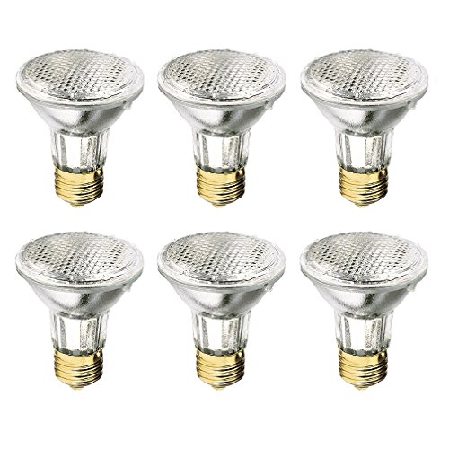 Xtricity PAR20 Halogen Narrow Flood Light Bulb, Halogen Light Bulb, 50W, Dimmable, 700 Lumens, E26 Medium Base, 2700K Warm White, 120V, Ideal for Range Hood Replacement, (4 Pack)