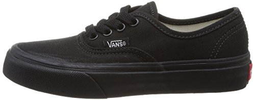Vans Authentic, Unisex-Childs' Low-Top Trainers, Black/Black, Child 11 UK (28 EU)