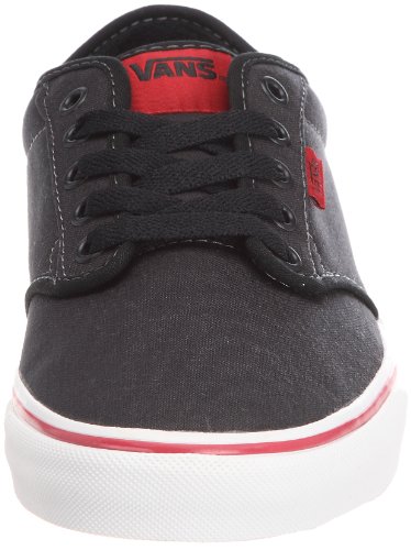Vans Men's Atwood Textile Shoes 11 M, Black/Chili