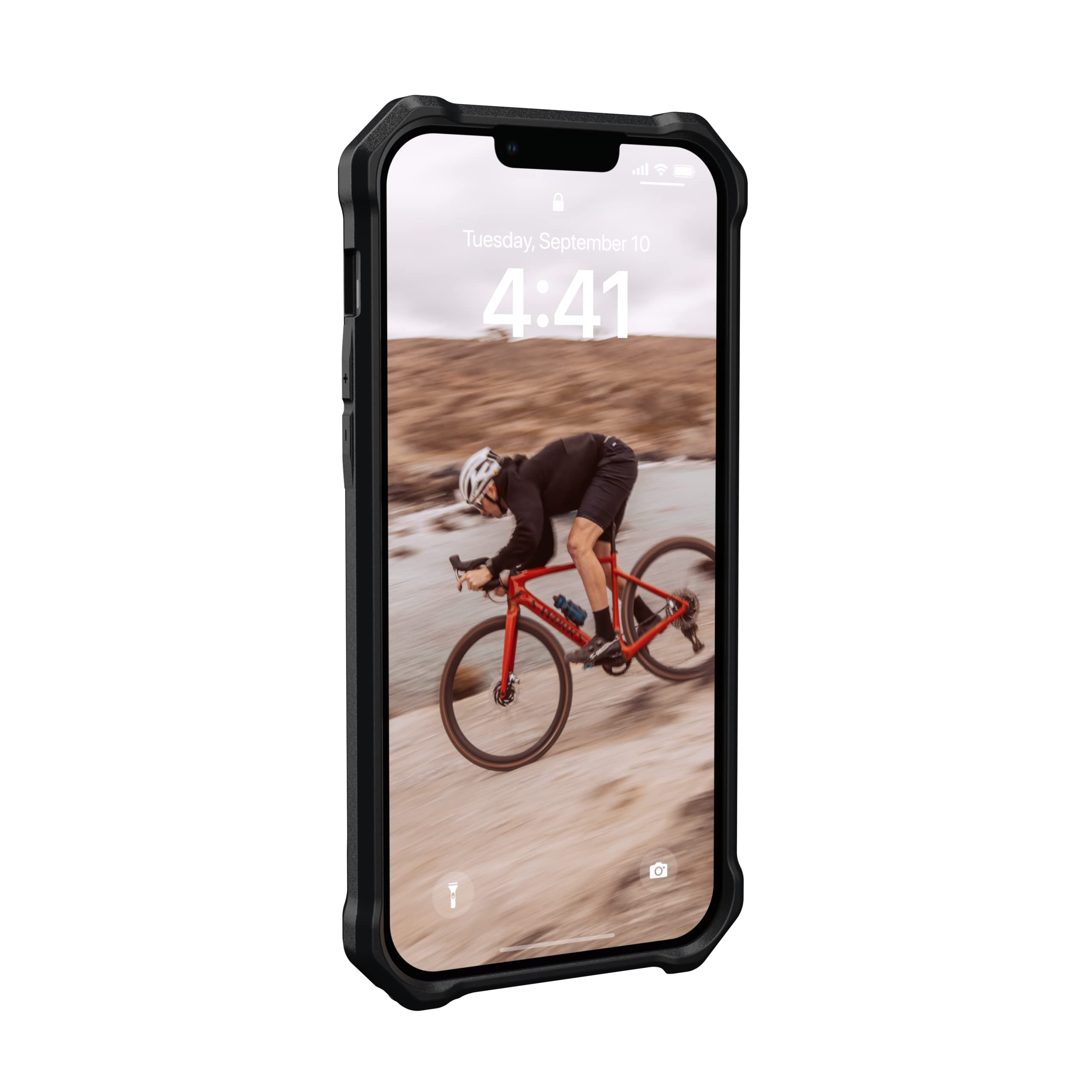URBAN ARMOR GEAR UAG Designed for iPhone 14 Plus Case Clear Frosted Ice 6.7" Essential Armor Built-in Magnet Compatible with MagSafe Charging Ultra Thin Ergonomic Translucent Protective Cover