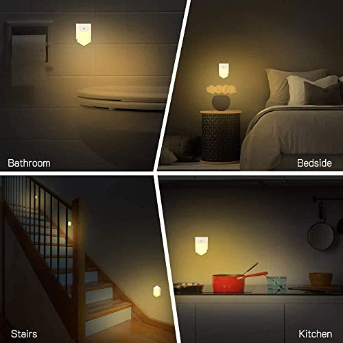 SEIBES Nightlight,Light Sensing Night Light, Turn on When Dark, 2700-3300K, 0.5W, Suitable for Infants, Children, Children's Room, Corridor (Pack of 3)