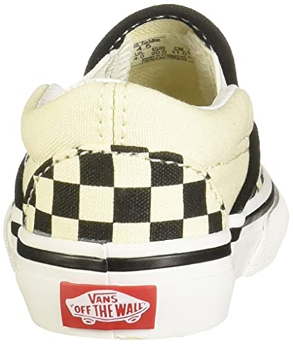 Vans Unisex CLASSIC SLIP-ON Sneakers, Black/White Checkerboard/White, 5 M US Toddler